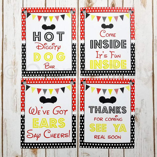 Mickey Mouse Clubhouse inspired Door Sign | OrangeDolly